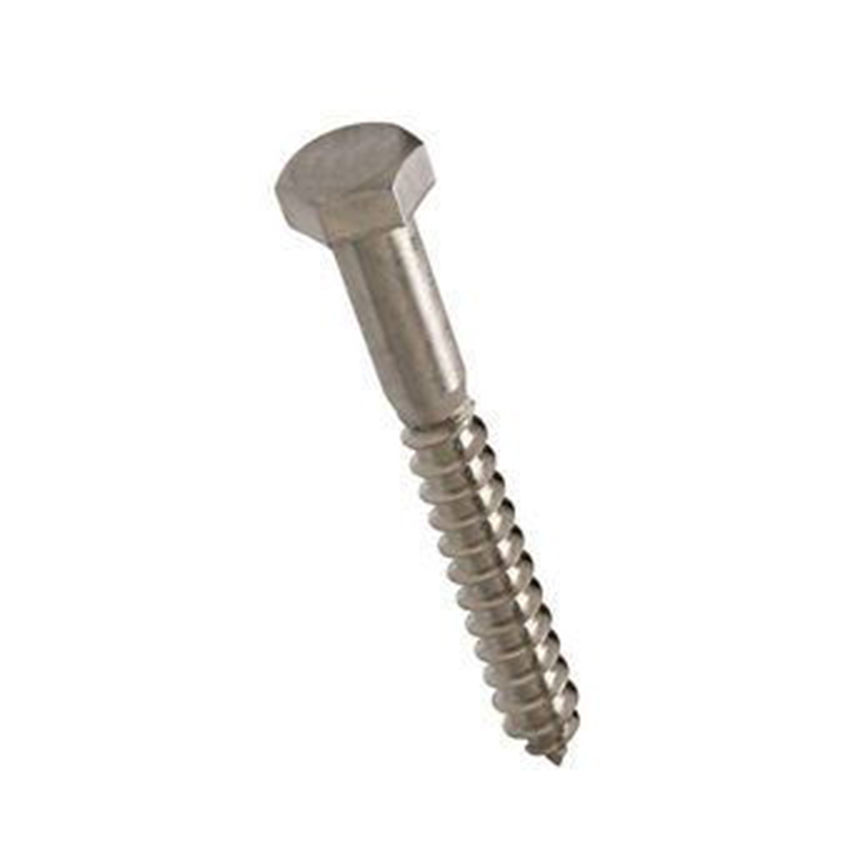 304 Stainless Steel Hex. Lag Screw